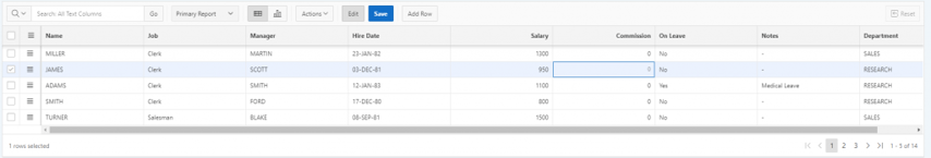 Disabling Interactive Grid Columns